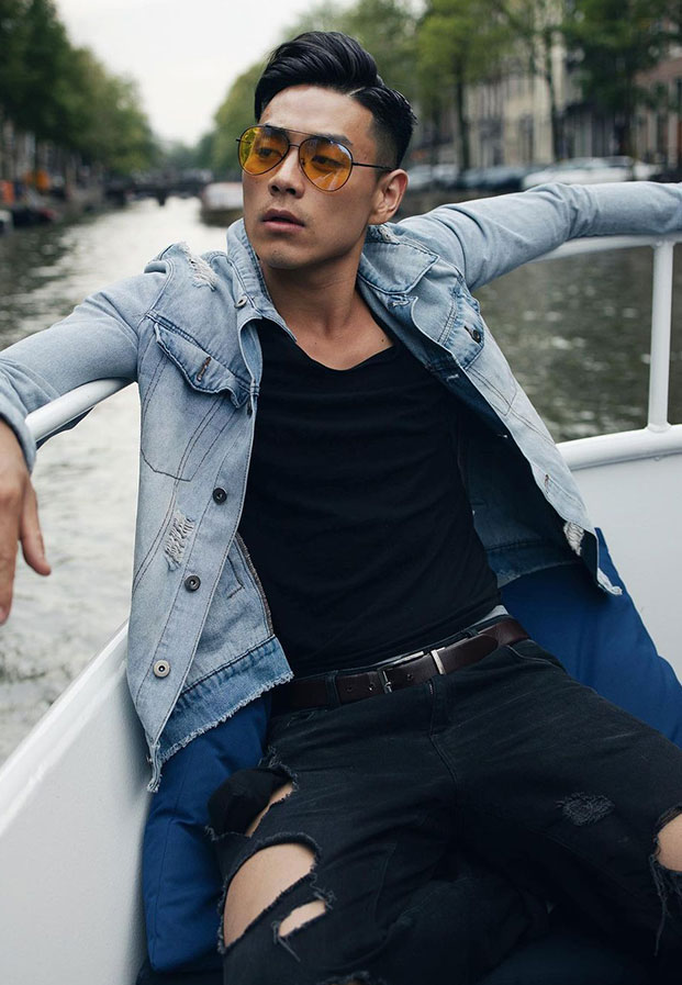 ซิกแพคแน่น!! Daniel Kim นายแบบหนุ่มหล่อหน้าตี๋ หุ่นเซ็กซี่ขยี้ใจ