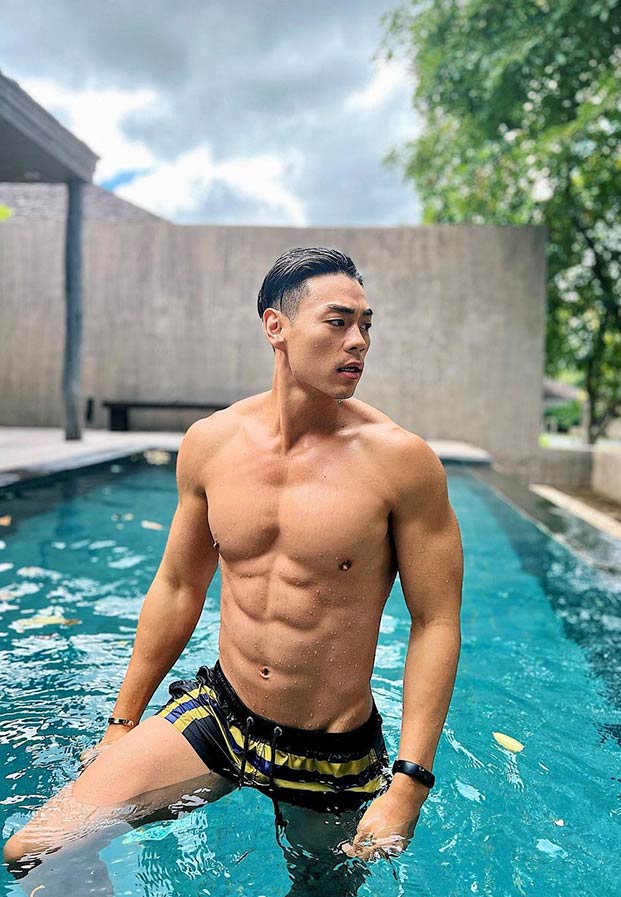 ซิกแพคแน่น!! Daniel Kim นายแบบหนุ่มหล่อหน้าตี๋ หุ่นเซ็กซี่ขยี้ใจ