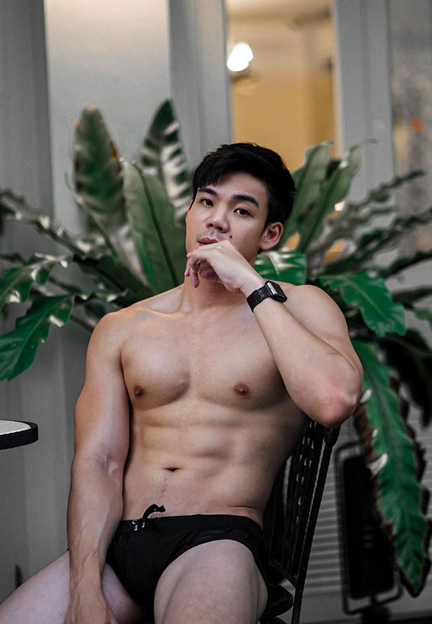 หล่อใจบาง!! Teddy Bearn นายแบบหนุ่มหล่อ หุ่นสุดแซ่บ เห็นแล้วดีต่อใจ