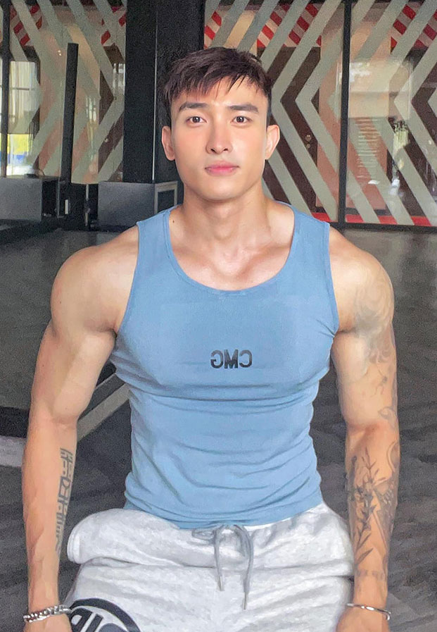 Chan Than San นายแบบหนุ่มเวียดนาม กล้ามแน่นสุดฮอต