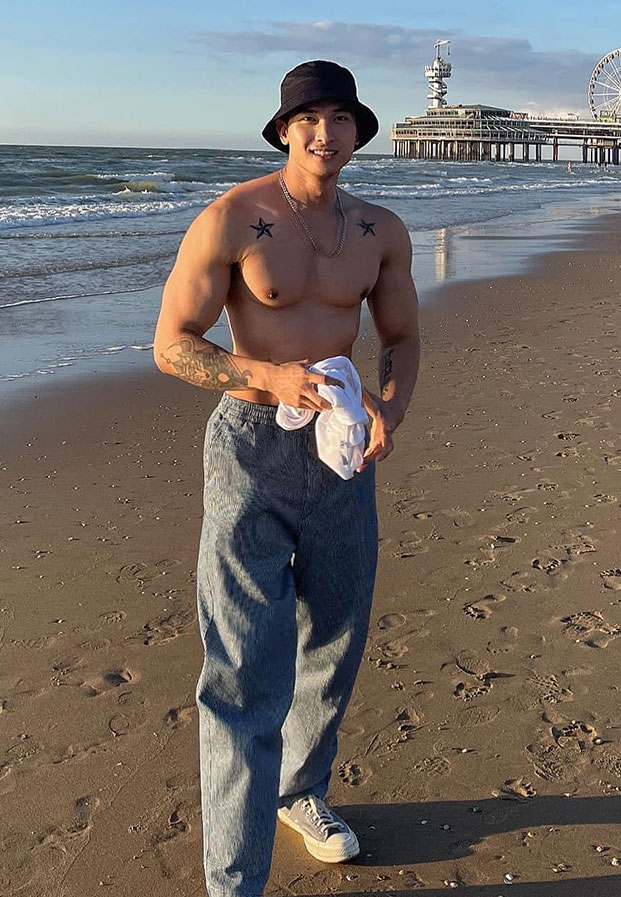 Chan Than San นายแบบหนุ่มเวียดนาม กล้ามแน่นสุดฮอต