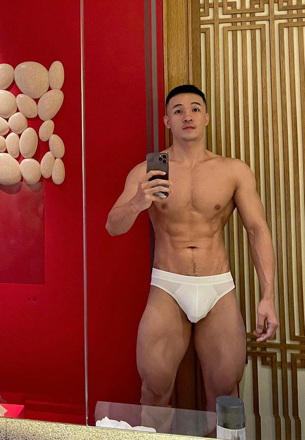 Corey Xiao แจกวาร์ปนายแบบหุ่นล่ำ เป้าแน่น ลำชัด ชวนเสียวหัว